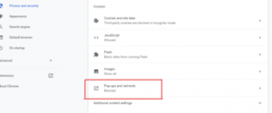 How To Block Popups And Redirection In Chrome - Techotn